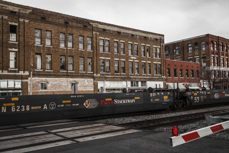 Main Street, Pine Bluff: A Once-Thriving Town Now Fades
