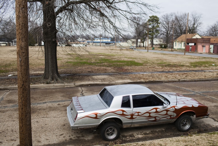 Main Street, Pine Bluff: A Once-Thriving Town Now Fades