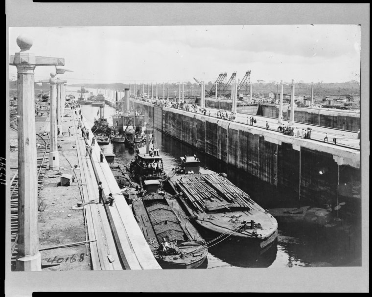 Panama Canal Turns 100: See Photos of Its Construction