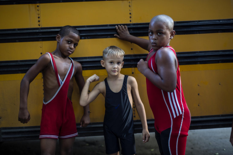 Young Cuban Wrestlers Aspire For Gold