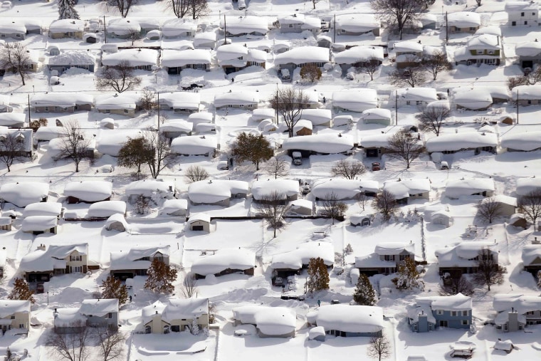 Dramatic Aerial Photos Show Force of Buffalo Storm