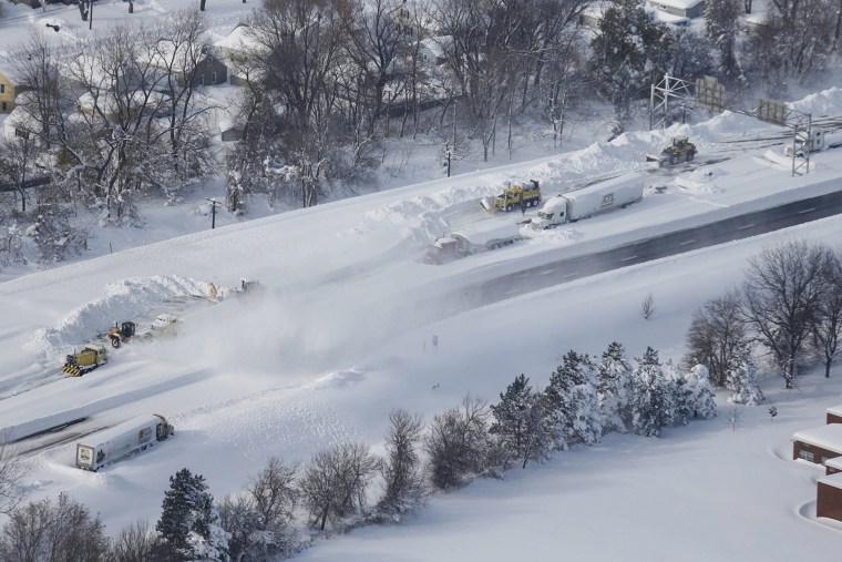 Dramatic Aerial Photos Show Force of Buffalo Storm
