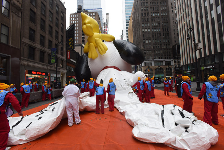 Thanksgiving Day Parade Balloons Go Back into Hibernation