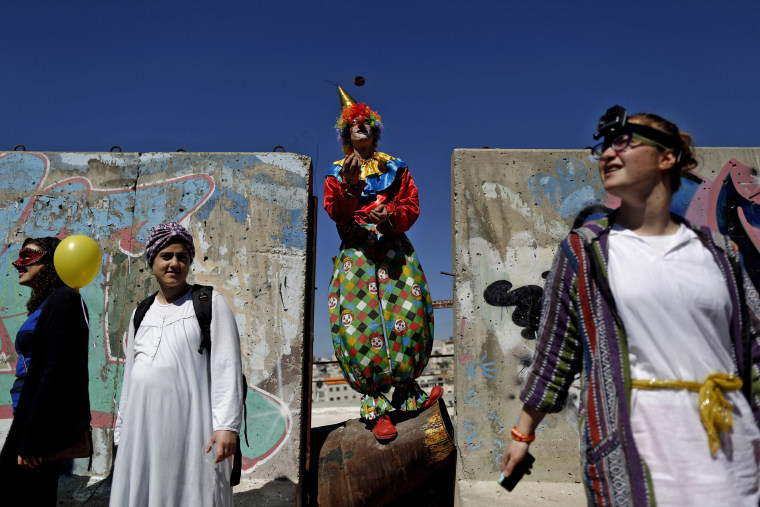 Purim Festival Brings Out Colorful Costumes