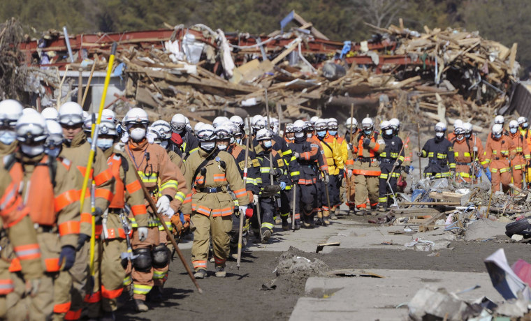Devastation in Japan after quake: Day 8