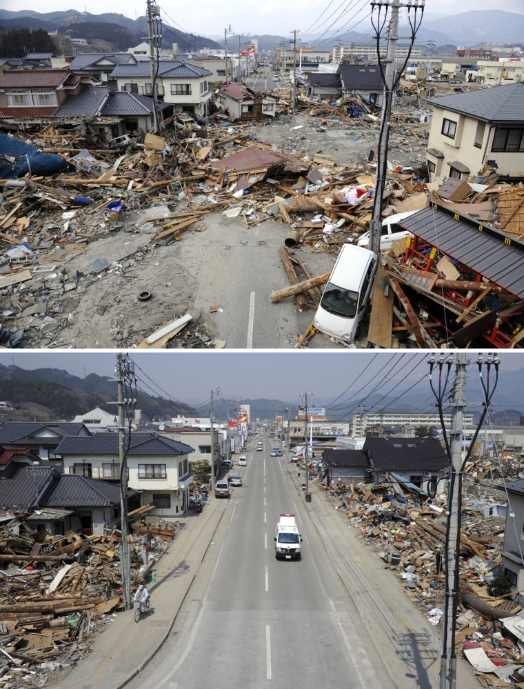tsunami destruction