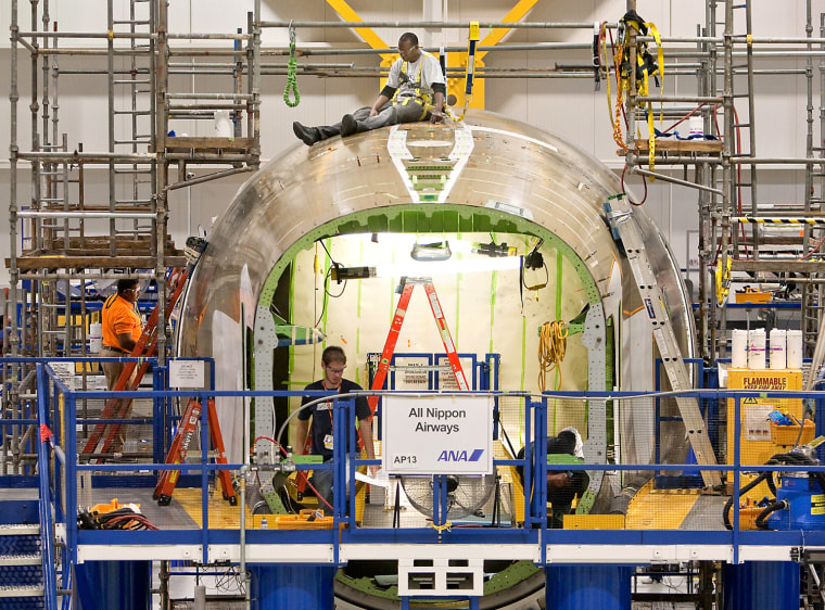 Boeing rolls out 787