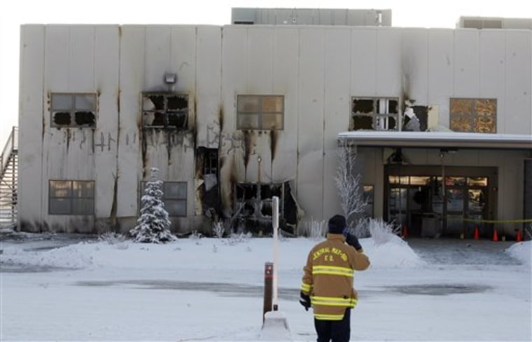 Chief: Palin's home church damaged by arson