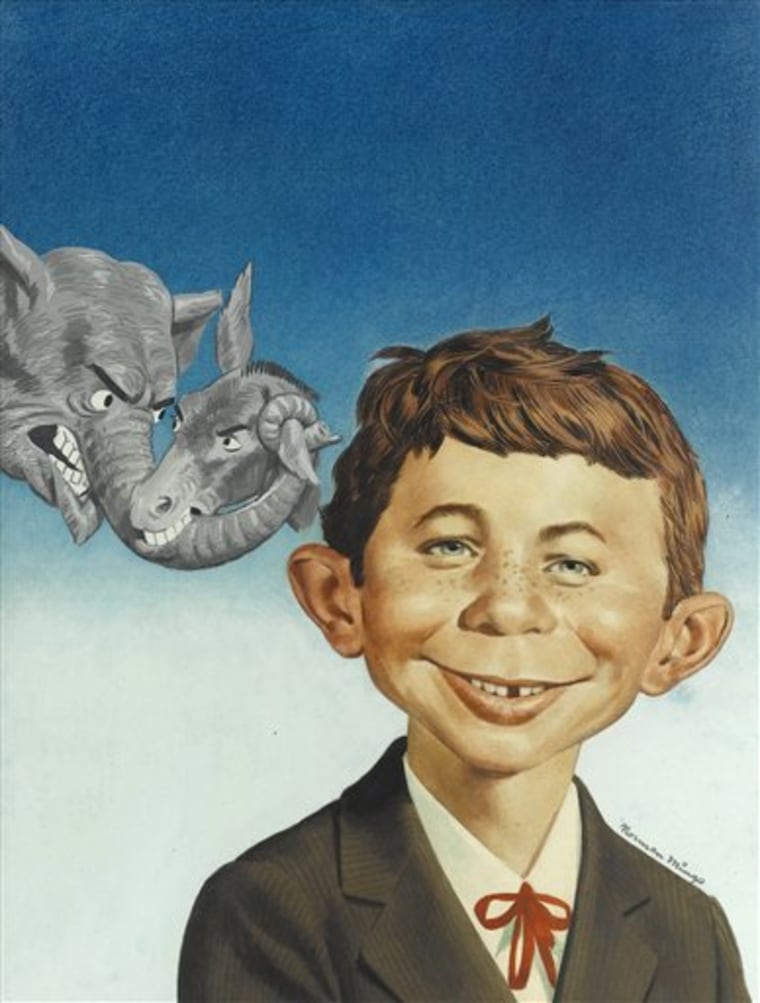 What — me worry? MAD to auction early works