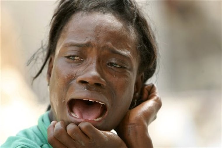 Days after quake, cries of trapped girl fall silent