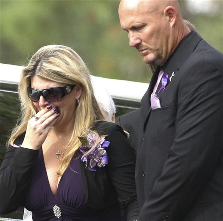 Mourners bid farewell to slain Fla. girl