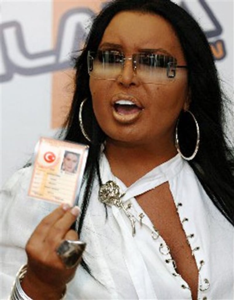 Transsexual Turkish singer on trial