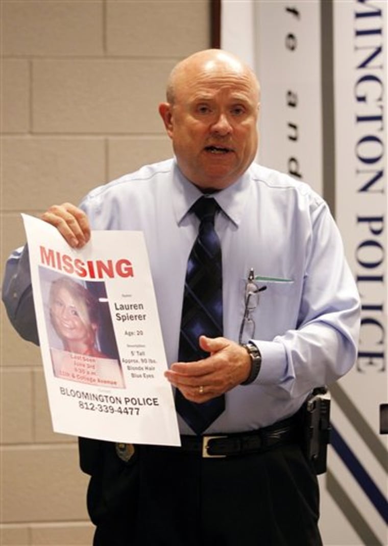 Police expand search for Indiana college student