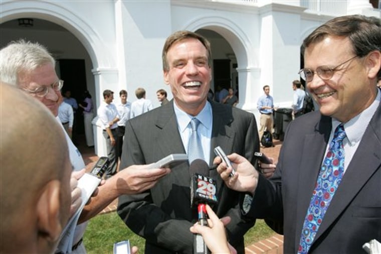 Mark Warner to seek Va. Senate seat