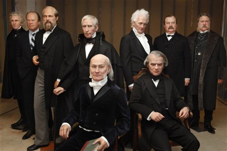 Wax museum pushes presidents, not pop stars