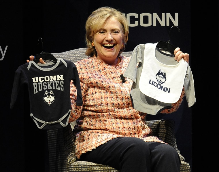 grandmother-to-be-clinton-receives-first-baby-gift
