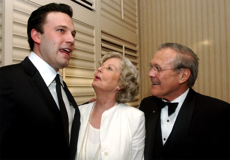 Hollywood-D.C lovefest? Gag me!