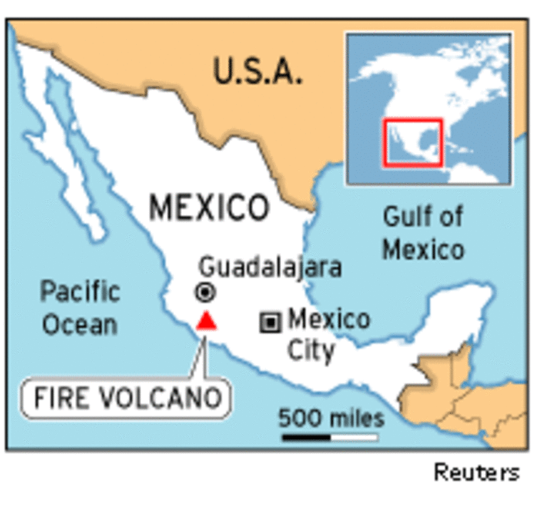 ‘Fire Volcano’ erupts in western Mexico