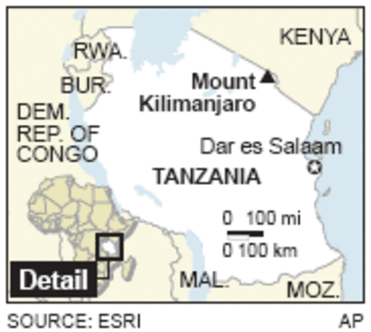Falling rocks kill 3 climbers on Kilimanjaro