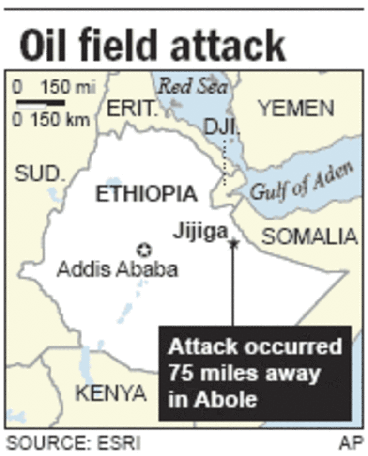 74 dead in Ethiopian oil field attack