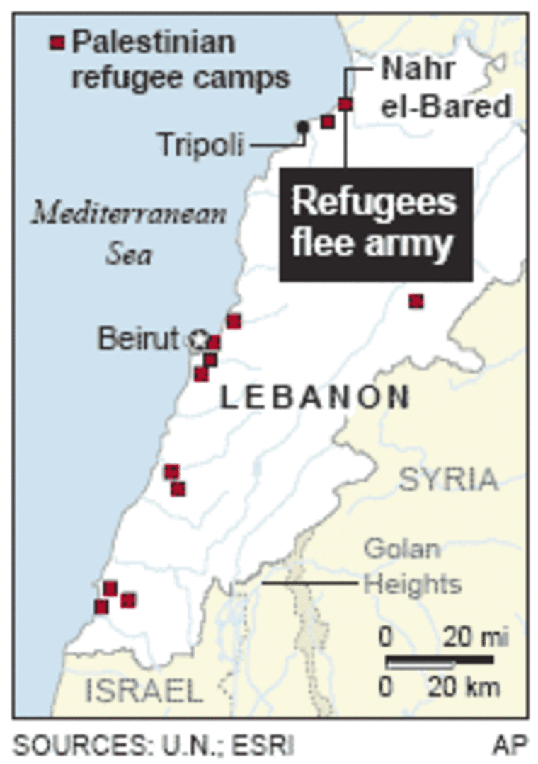 Lebanon army seems poised to attack militants