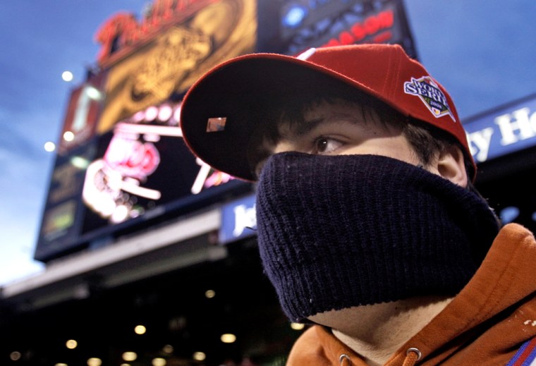 Cold baseball World Series next year as well?