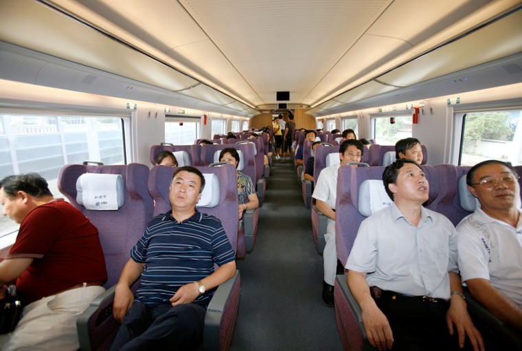 China set to unveil high-speed train for Games