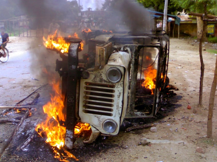 Church trashed as India religious riots spread