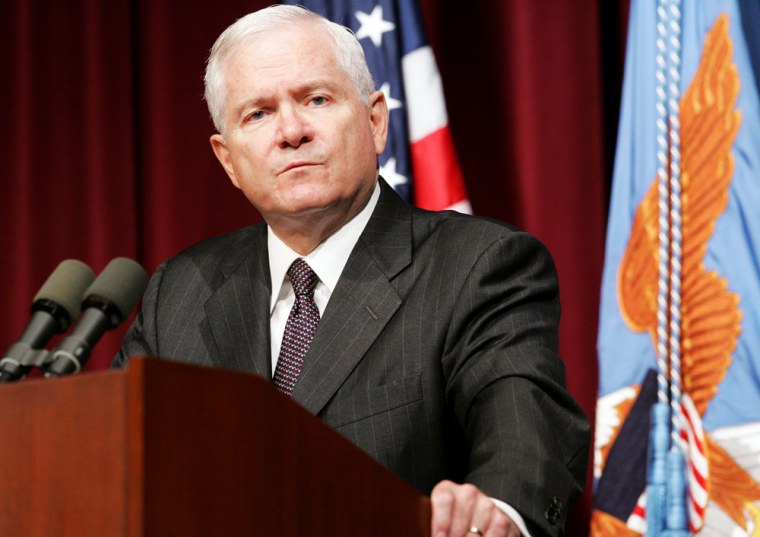 Gates calls for balanced military