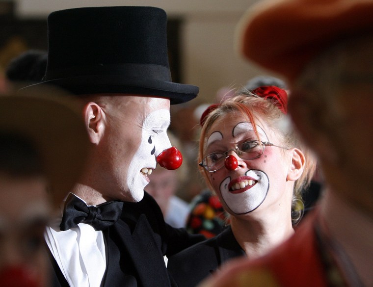 Send in the clowns — to honor their muse