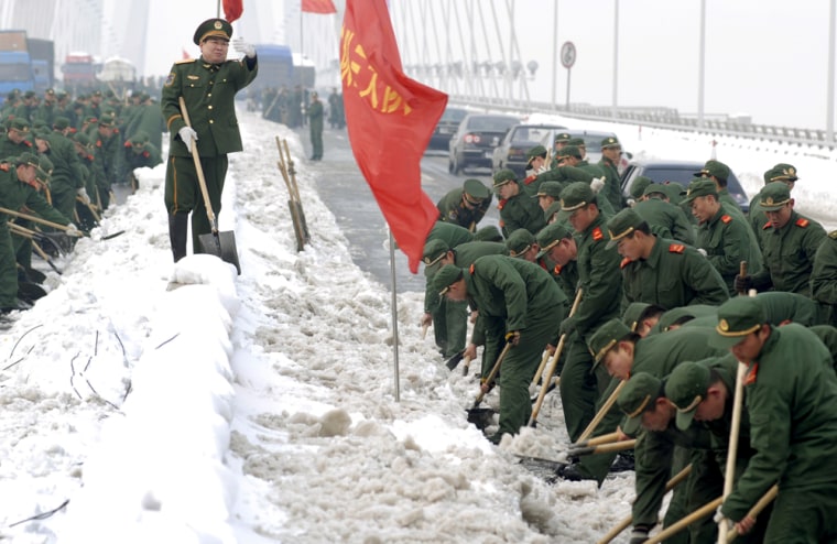 Wicked winter weather tests, strains China