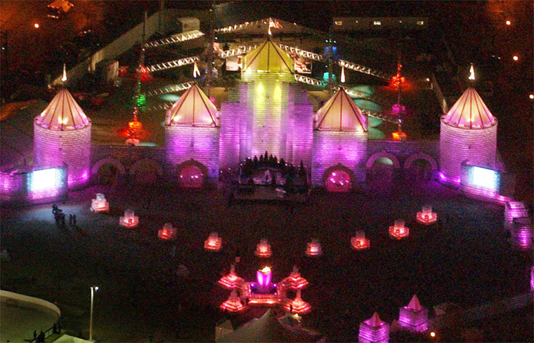 St. Paul opens massive ice palace