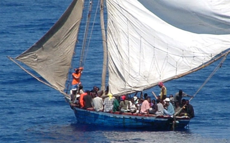 U.S. repatriates Haitian boat people