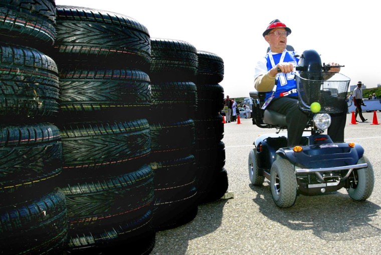Dutch launch scooter racing for the elderly
