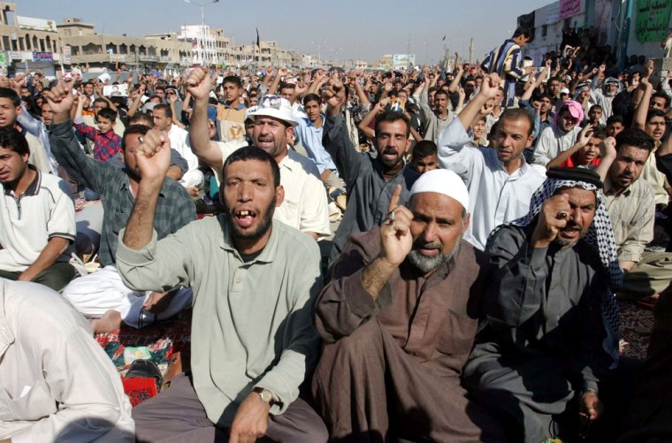 Prayers, politics from Iraqi pulpit