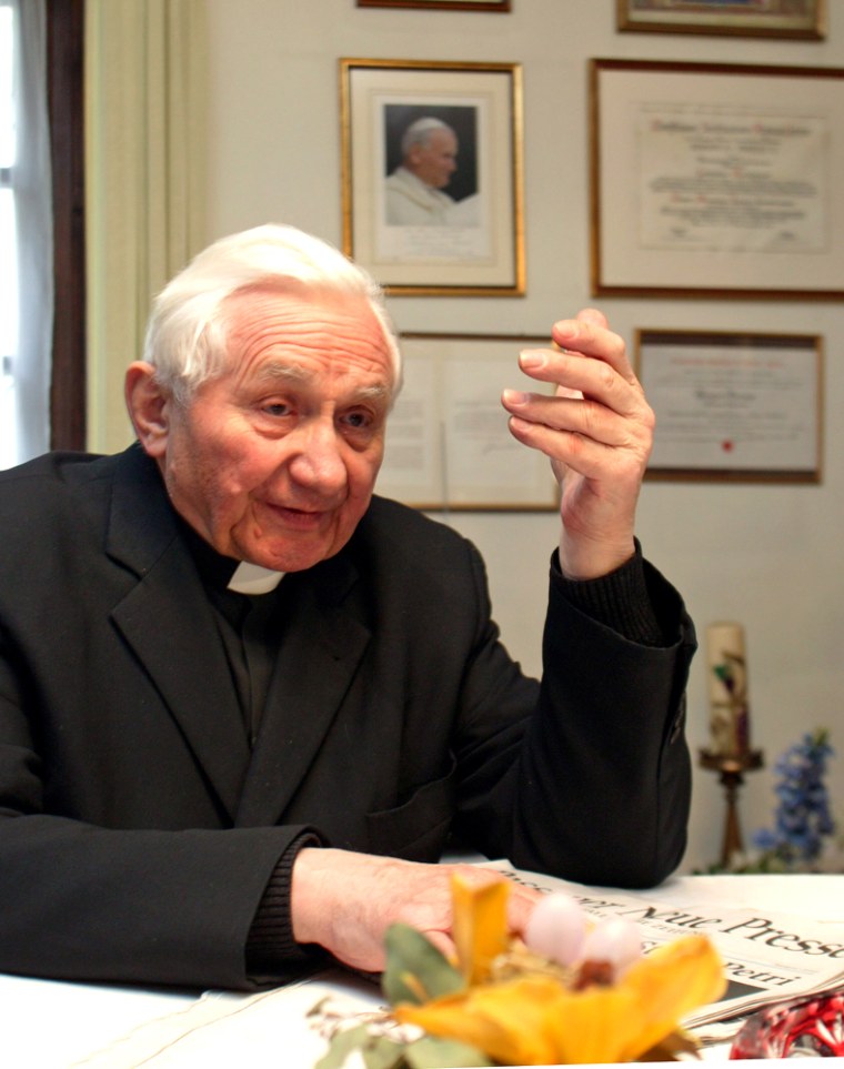 Pope’s brother hopes his health will hold