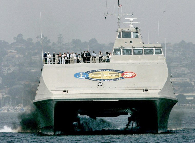 Will Navy’s sleek new ship help fight terror?