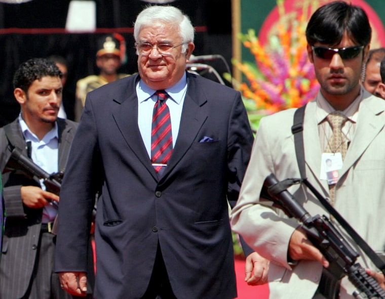 Gunmen open fire near Afghan defense chief