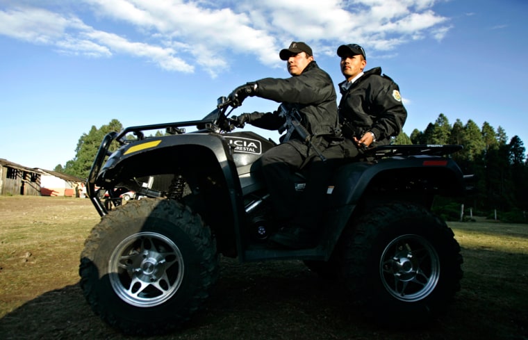 Armed rangers protect butterflies in Mexico