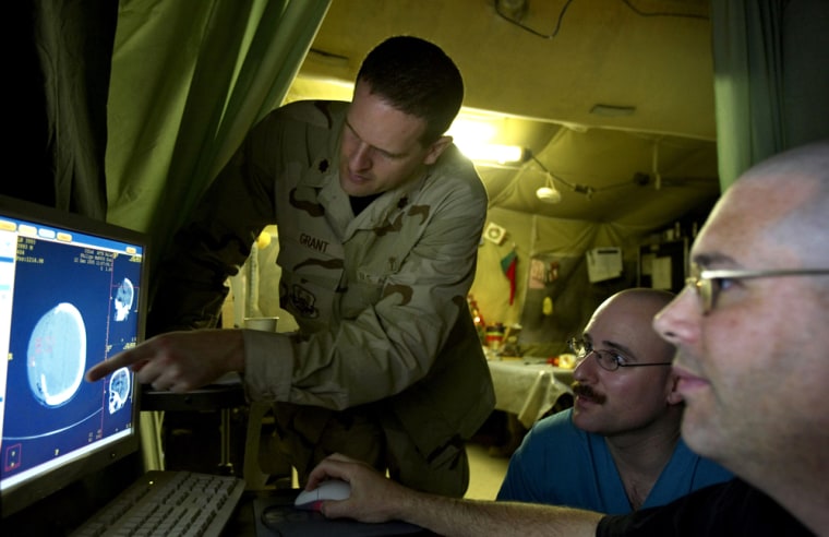 U.S. military hospital in Iraq on front line
