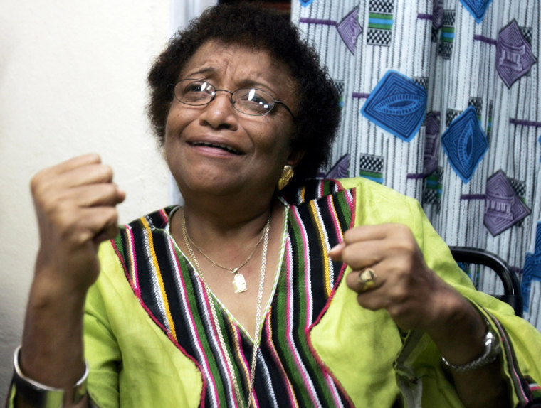 Liberia’s Iron Lady vows iron fist for warlords