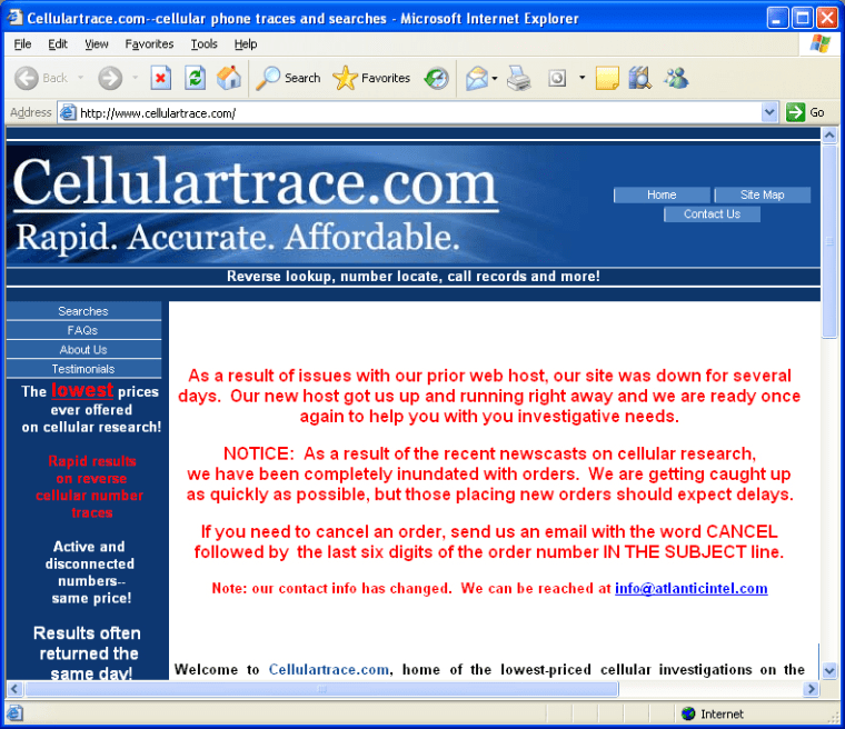 Cell phone records hubbub good for business
