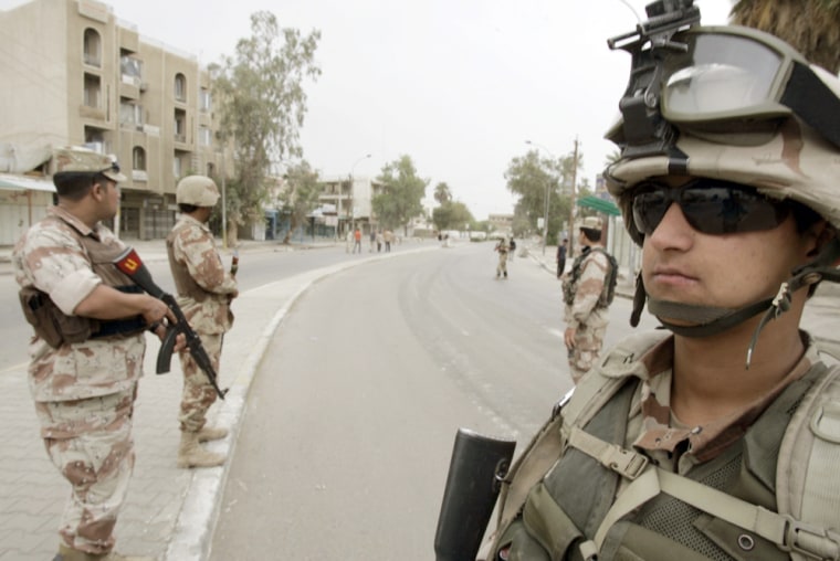 On Baghdad patrol, a vigilant eye on police