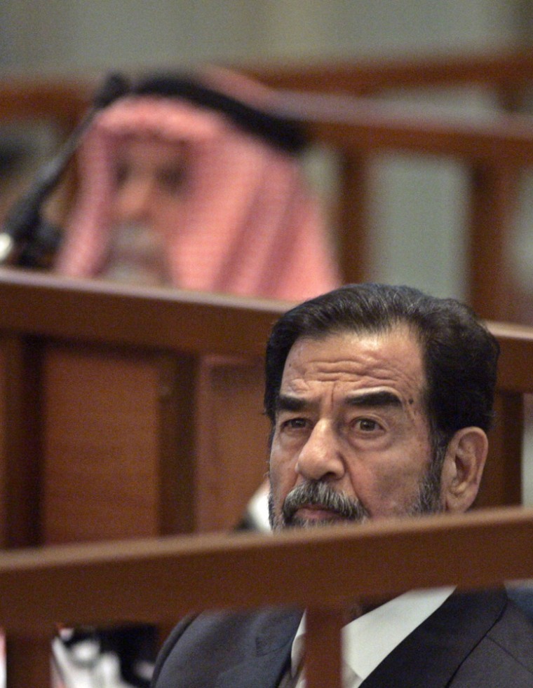Judge throws out lawyer in Saddam trial