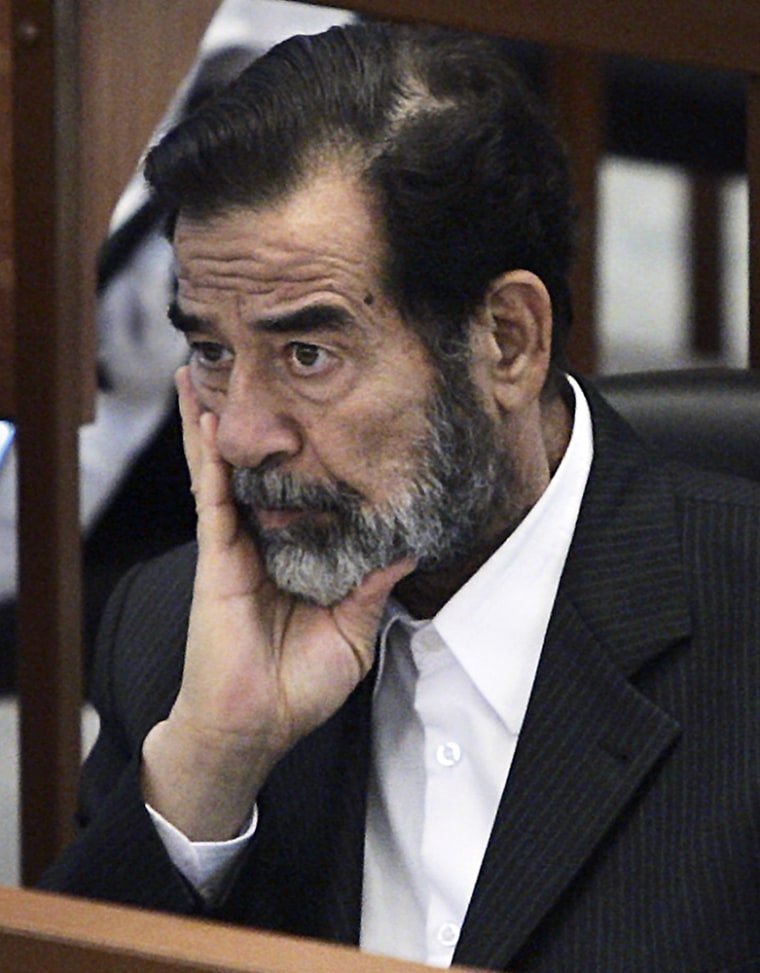 Saddam believes U.S. needs his help