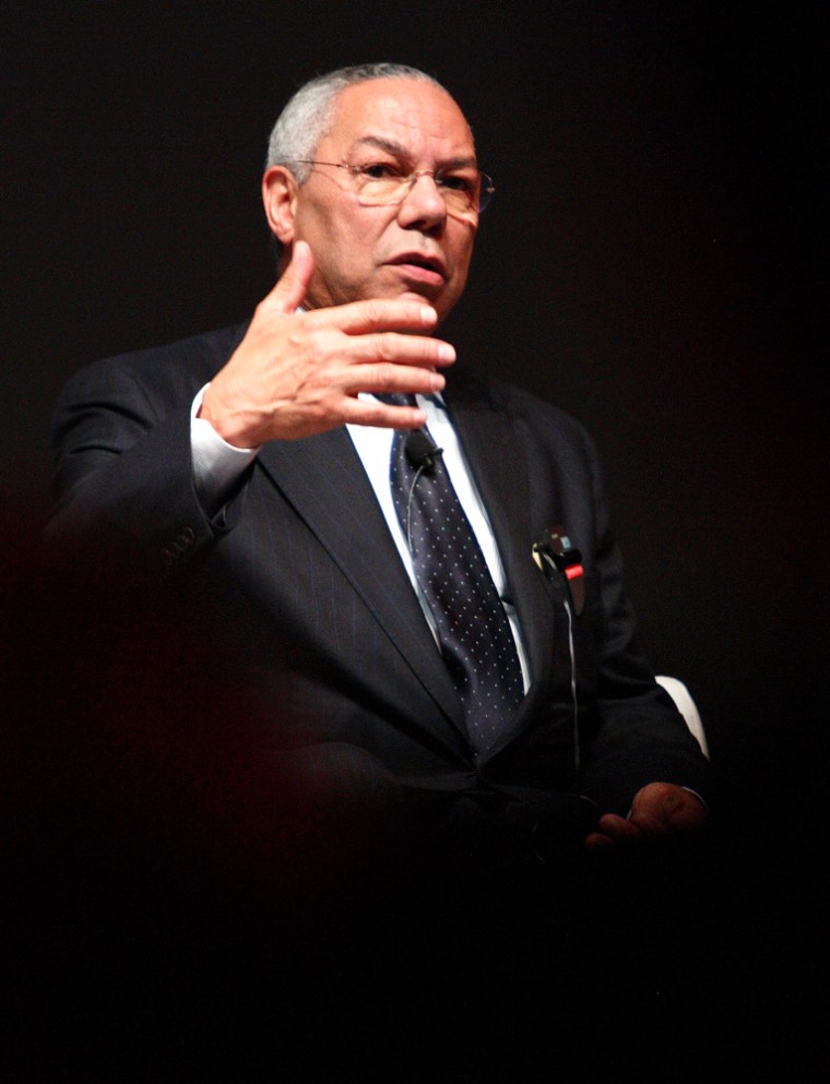 Powell: 'Face the reality' that conflict is civil war