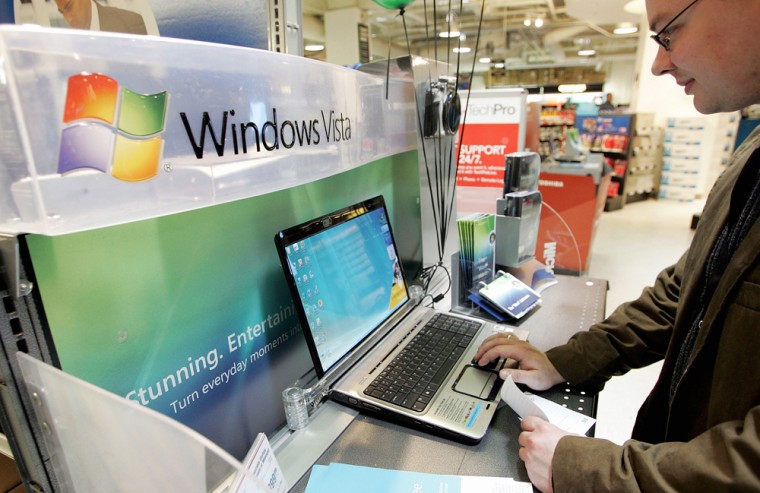 Microsoft’s long-awaited Vista goes on sale