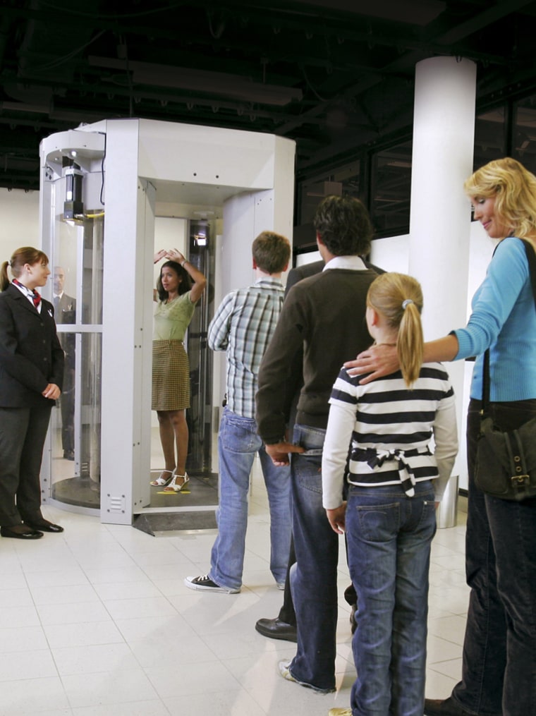 Good nudes? Airport unveils full-body scans