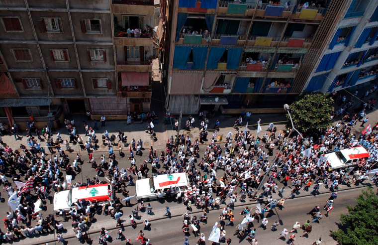 National day of mourning declared in Lebanon