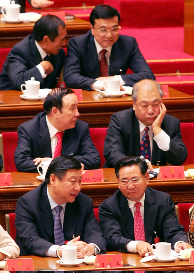 Rising Chinese political stars take center stage